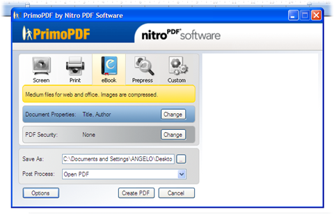 Transforme quase tudo em PDF - PrimoPDF ~ Visual Dicas